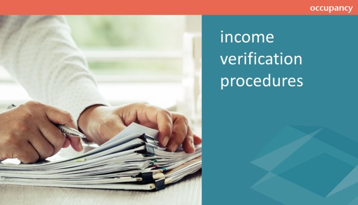 LIHTC Module 3: Income Verification Procedures - Fyrebox