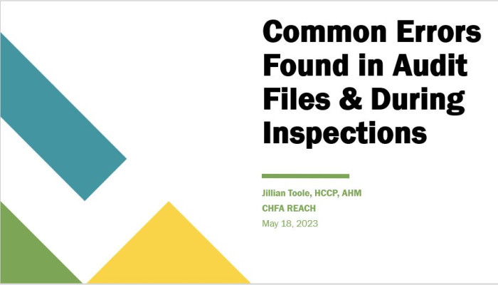 05.18.23 Common Errors Found in Audits and Inspections - Fyrebox